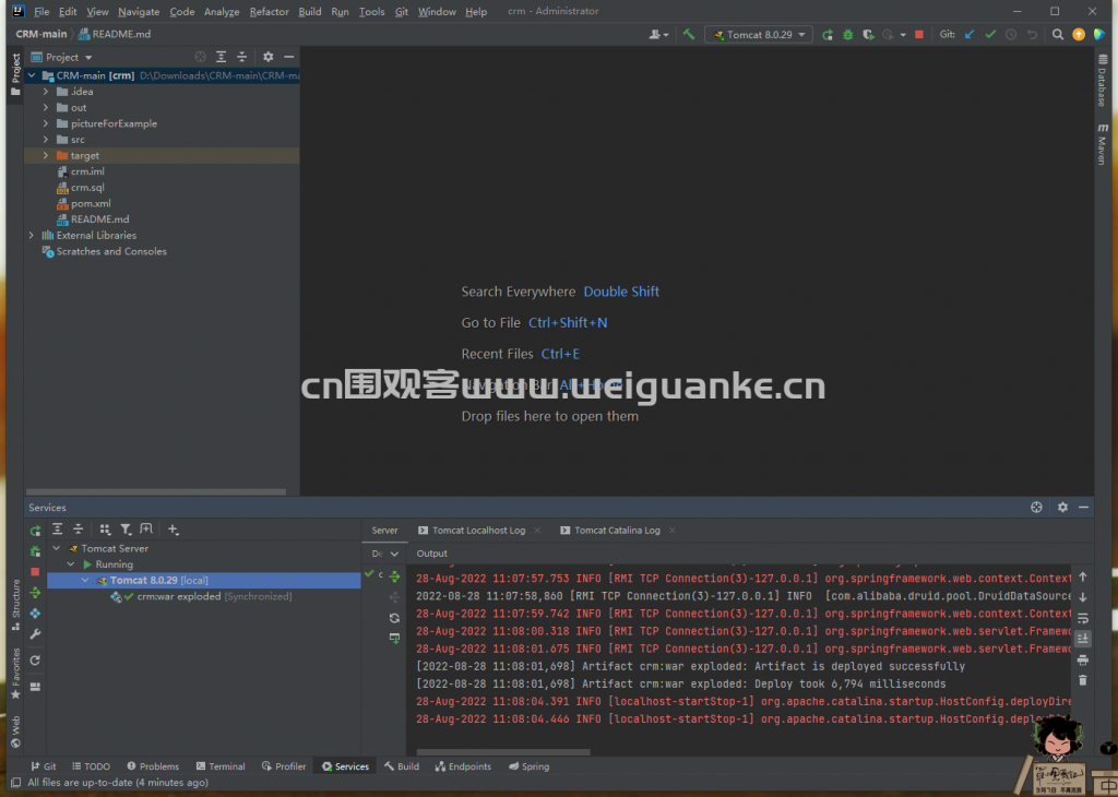 基于ssm的CRM客户管理系统（spring + springMVC + mybatis）