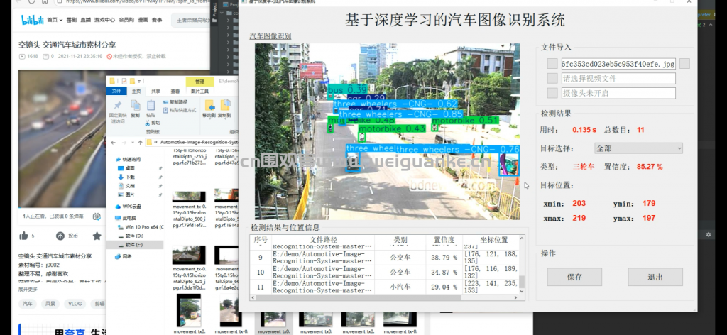 基于 PyQt5+ yolov8 汽车图像识别系统